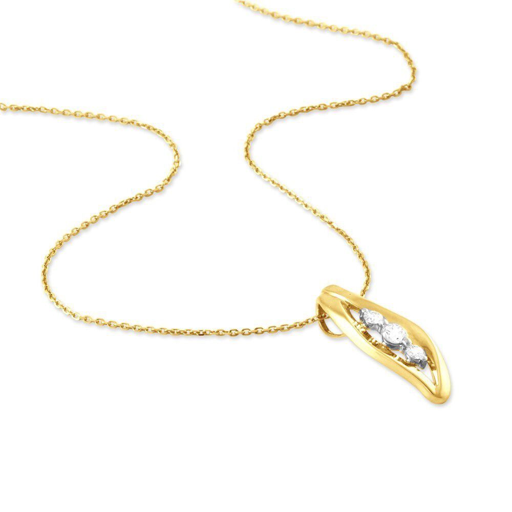 Collier Caline Or Jaune Diamant - 13210072627R00 • Marc Orian ...