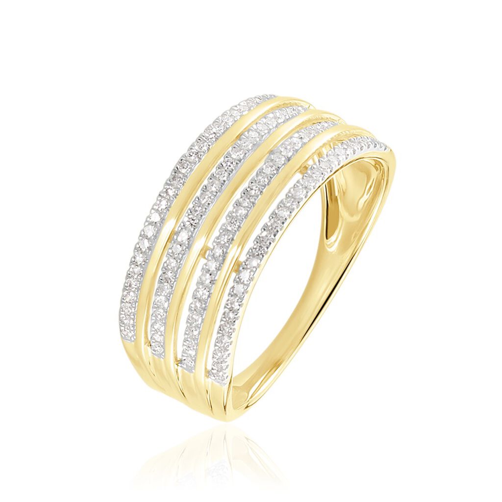 Bague Rayanna Or Jaune Diamant - B3DFJDW4GJJ • Marc Orian | Bijouterie ...