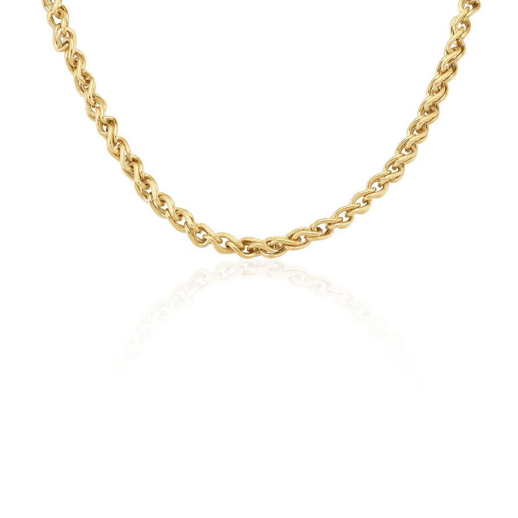 Collier Acier Doré Llora - FICFJW0102E • Marc Orian | Bijouterie en ligne