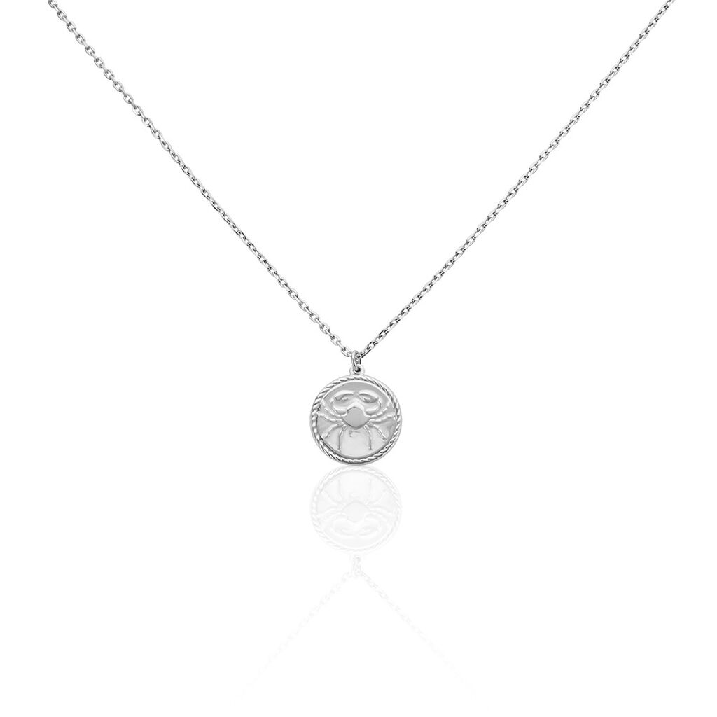 Collier Argent Blanc Lew - FACHBW0426O • Marc Orian | Bijouterie en ligne