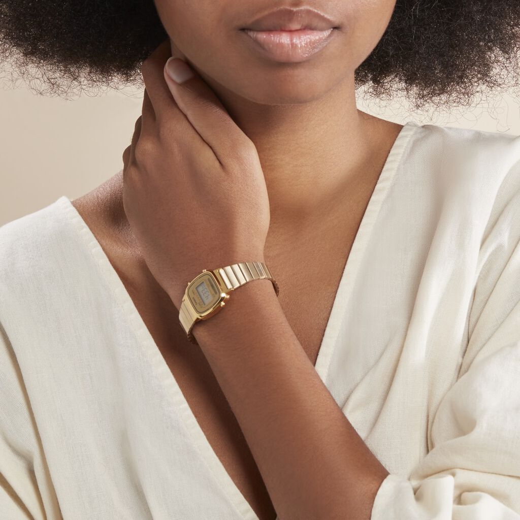 Montre Casio Collection Vintage Champagne - HXMFJ7C0010 • Marc Orian ...