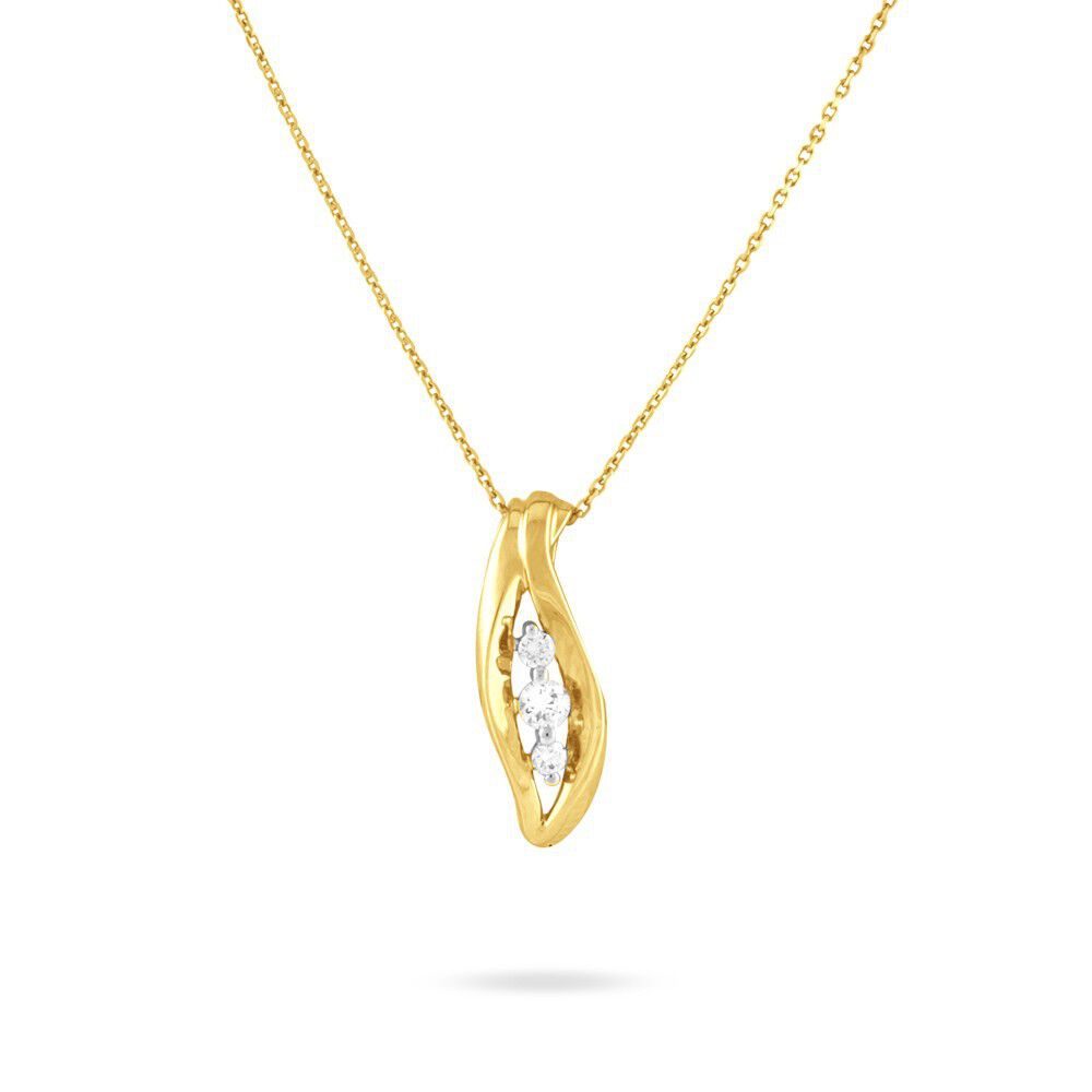Collier Caline Or Jaune Diamant - 13210072627R00 • Marc Orian ...