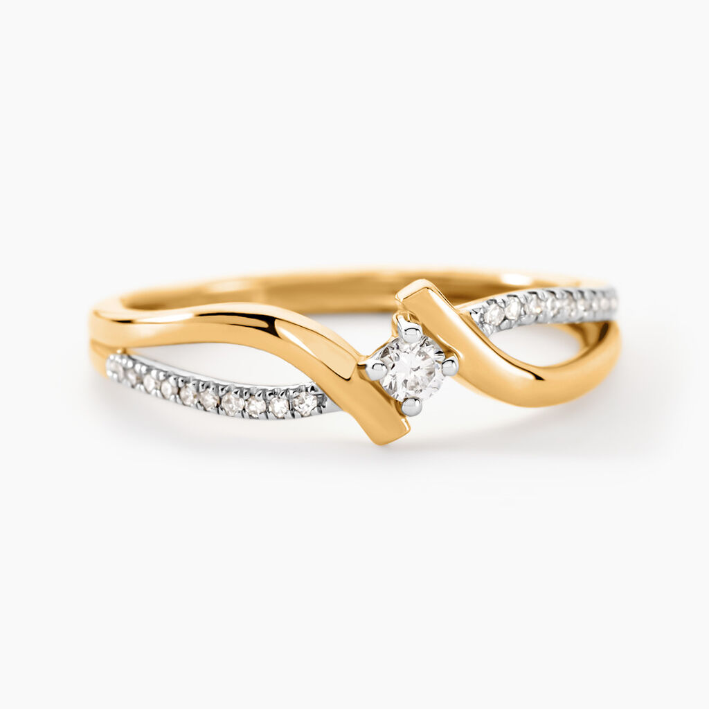 Bague Orianna Or Jaune Diamant - B3DFJDW30SH • Marc Orian | Bijouterie ...